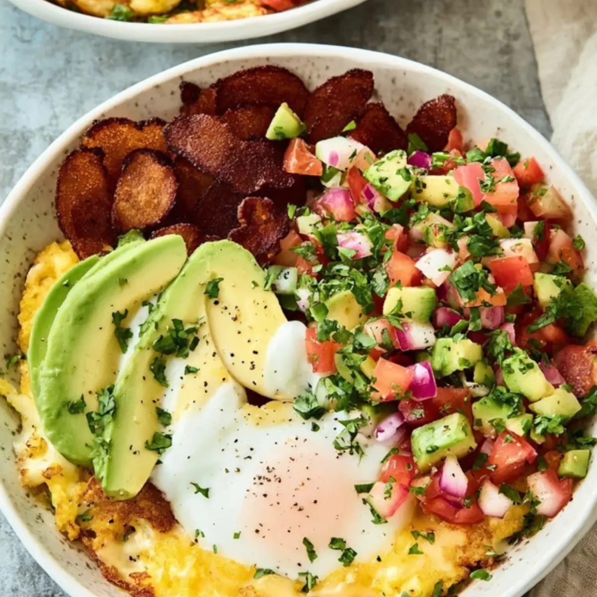 High Protein Breakfast Bowls + 5 Easy Variations - Recipe by Katherine