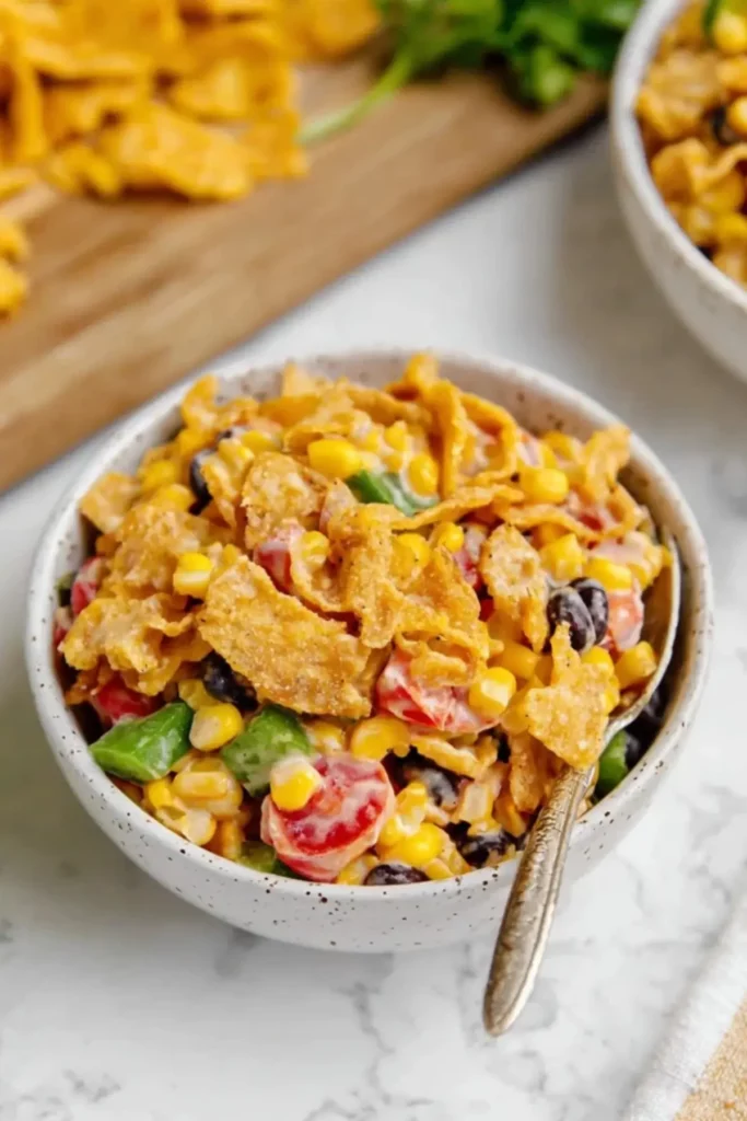 Frito Corn Salad Easy Recipe: 5-Minute Summer Side Dish - Recipe by ...