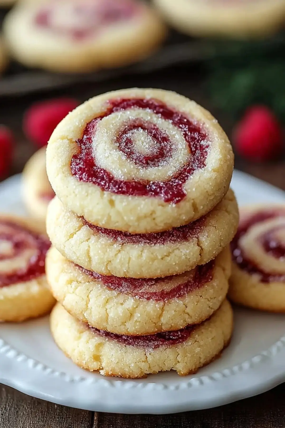 Raspberry Swirl Shortbread Cookies – 5 Simple Steps - Recipe by Katherine