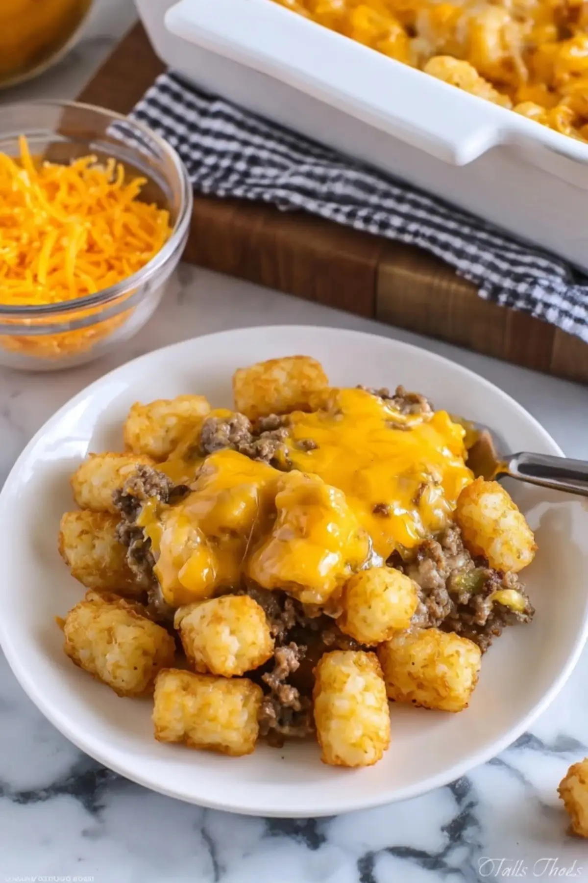 Cheesy Tater Tot Casserole - Easy & Delicious Recipe - Recipe by Katherine