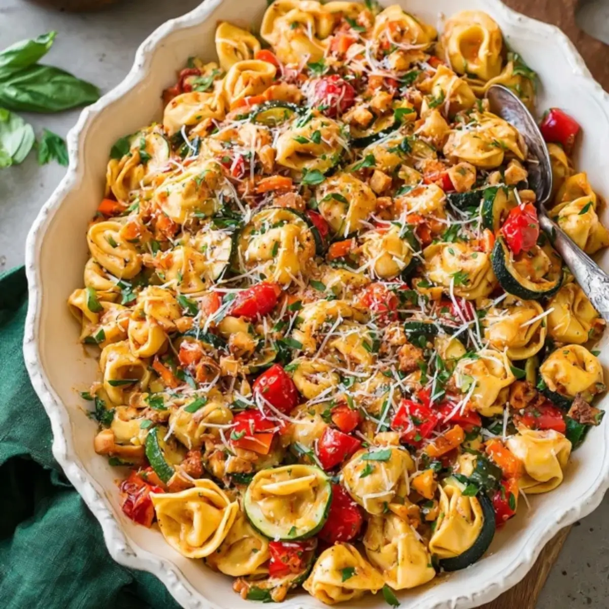 Cheese Tortellini with Vegetables – Easy Summer Recipe - Recipe by ...