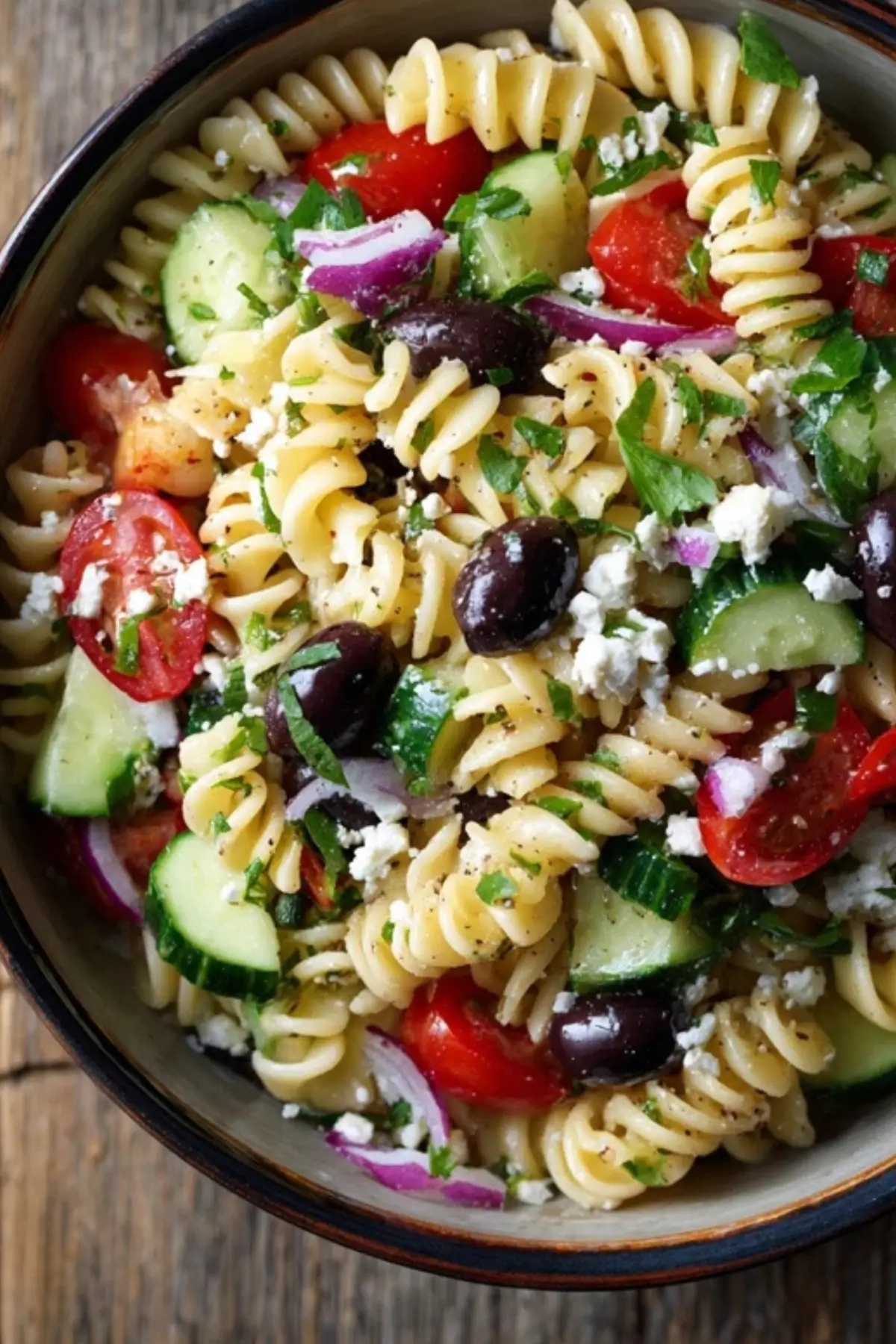 Mediterranean Pasta Salad: Quick and Easy Recipe - Recipe by Katherine