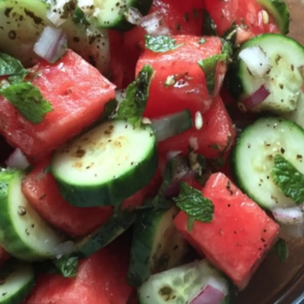 Mexican Watermelon Cucumber Salad – Easy & Refreshing (2025) - Recipe ...