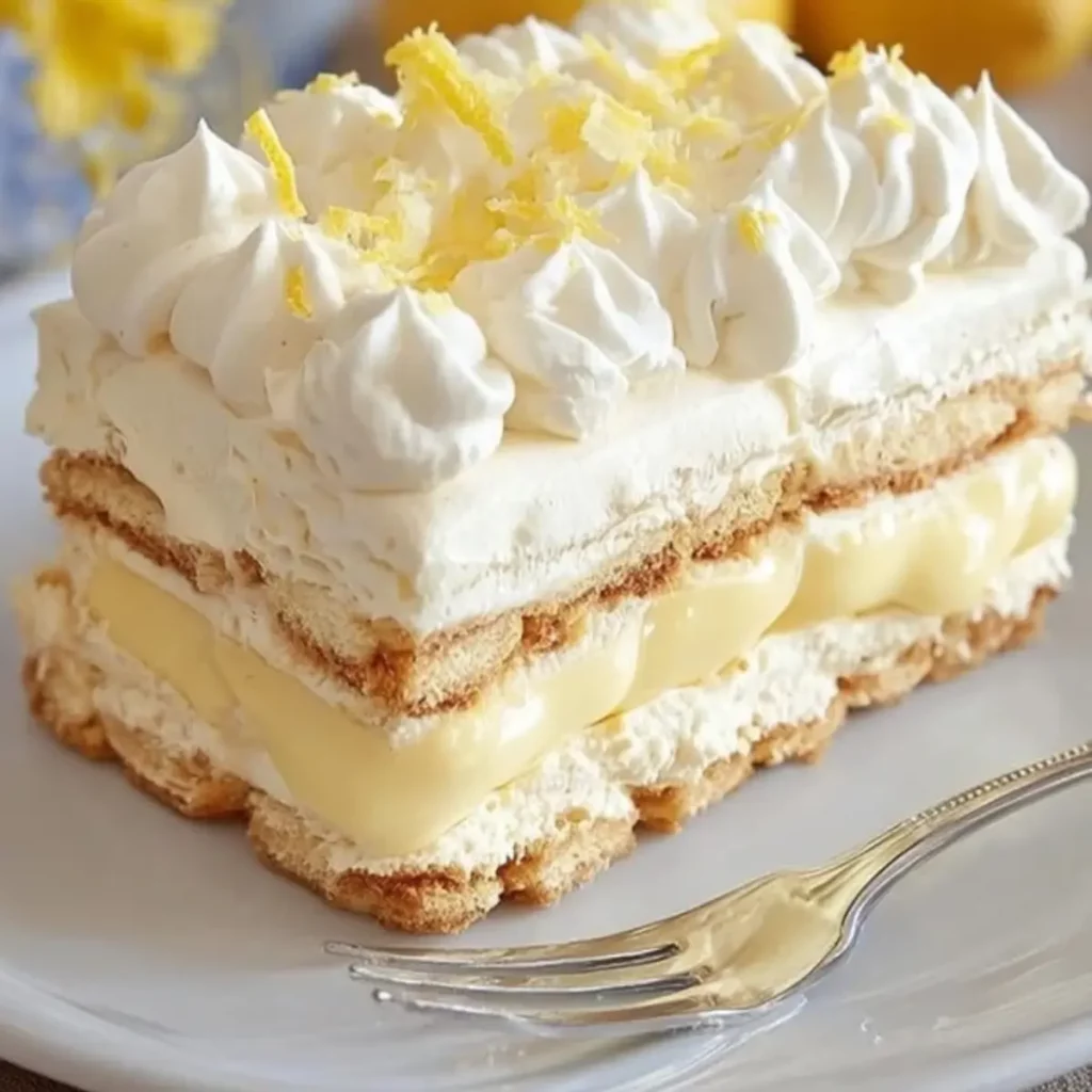 No-Bake Lemon Éclair Cake – Easy & Refreshing Summer Treat - Recipe by ...