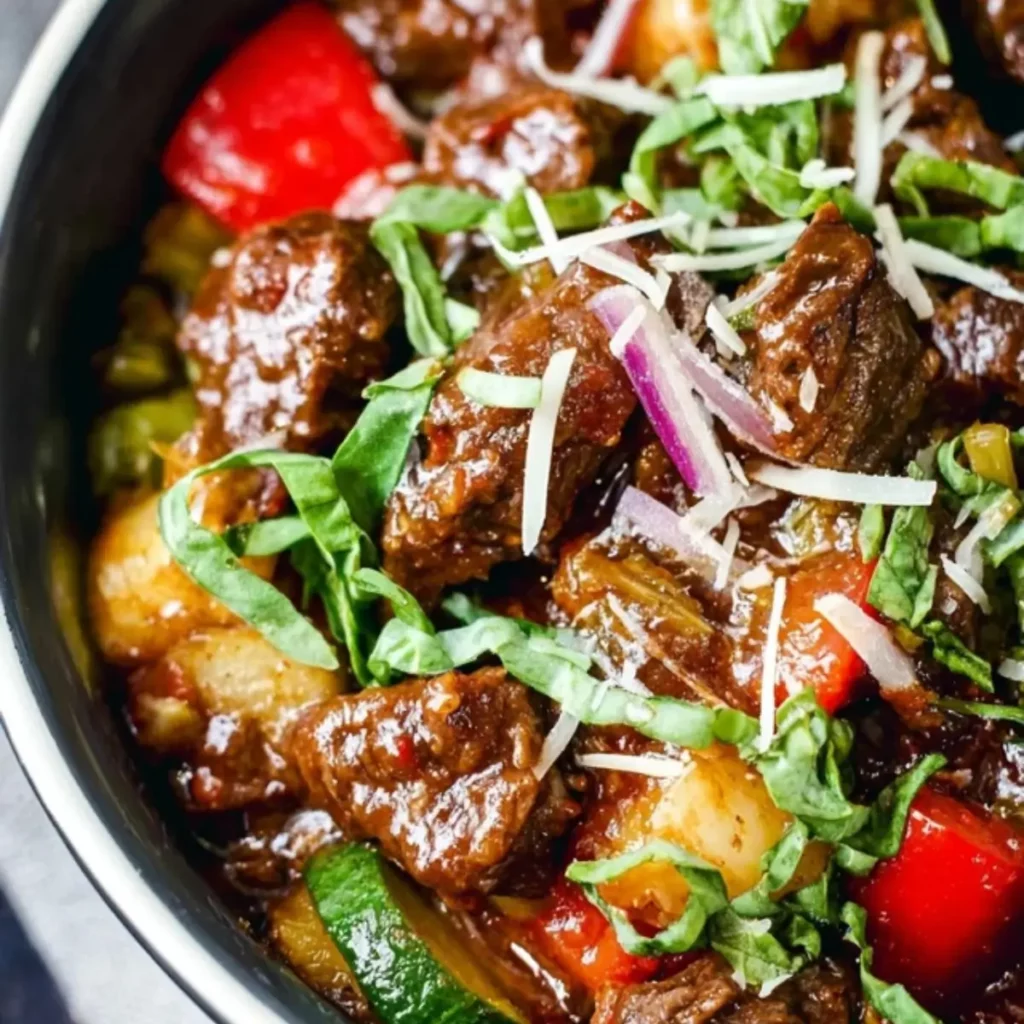 Slow Cooked Summer Beef Casserole – 10-Minute Prep - Recipe by Katherine