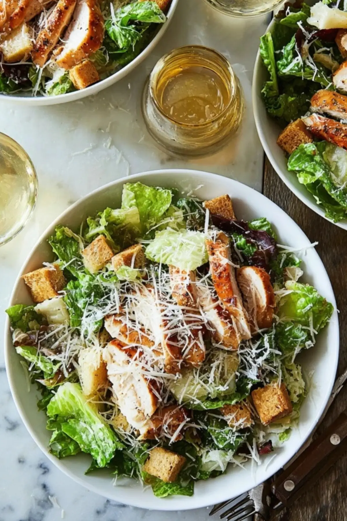 Chicken Caesar Salad: Best Recipe with Homemade Croutons - Recipe by ...