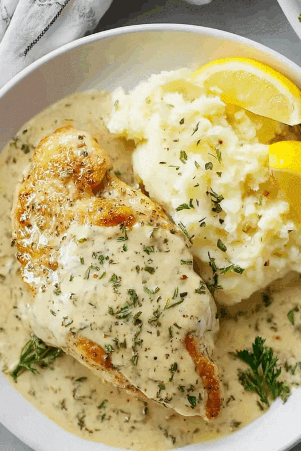 Creamy Herb Chicken – Easy & Delicious Weeknight Meal - Recipe by Katherine