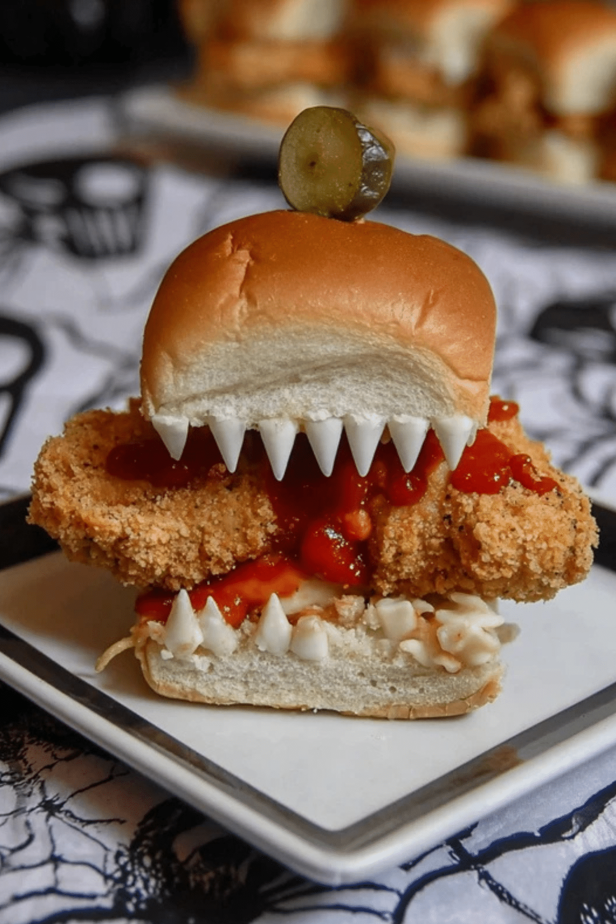 Halloween Chicken Parmesan Sliders – Spooky & Easy Recipe - Recipe by Katherine